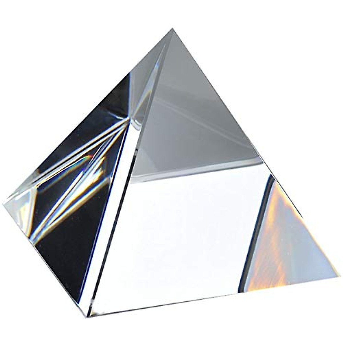 Amlong Crystal K9 Optical Crystal Photography Prism Set of 4 Pieces, 50mm Crystal Ball, 50mm Cube, 60mm Prism, 60mm Pyramid