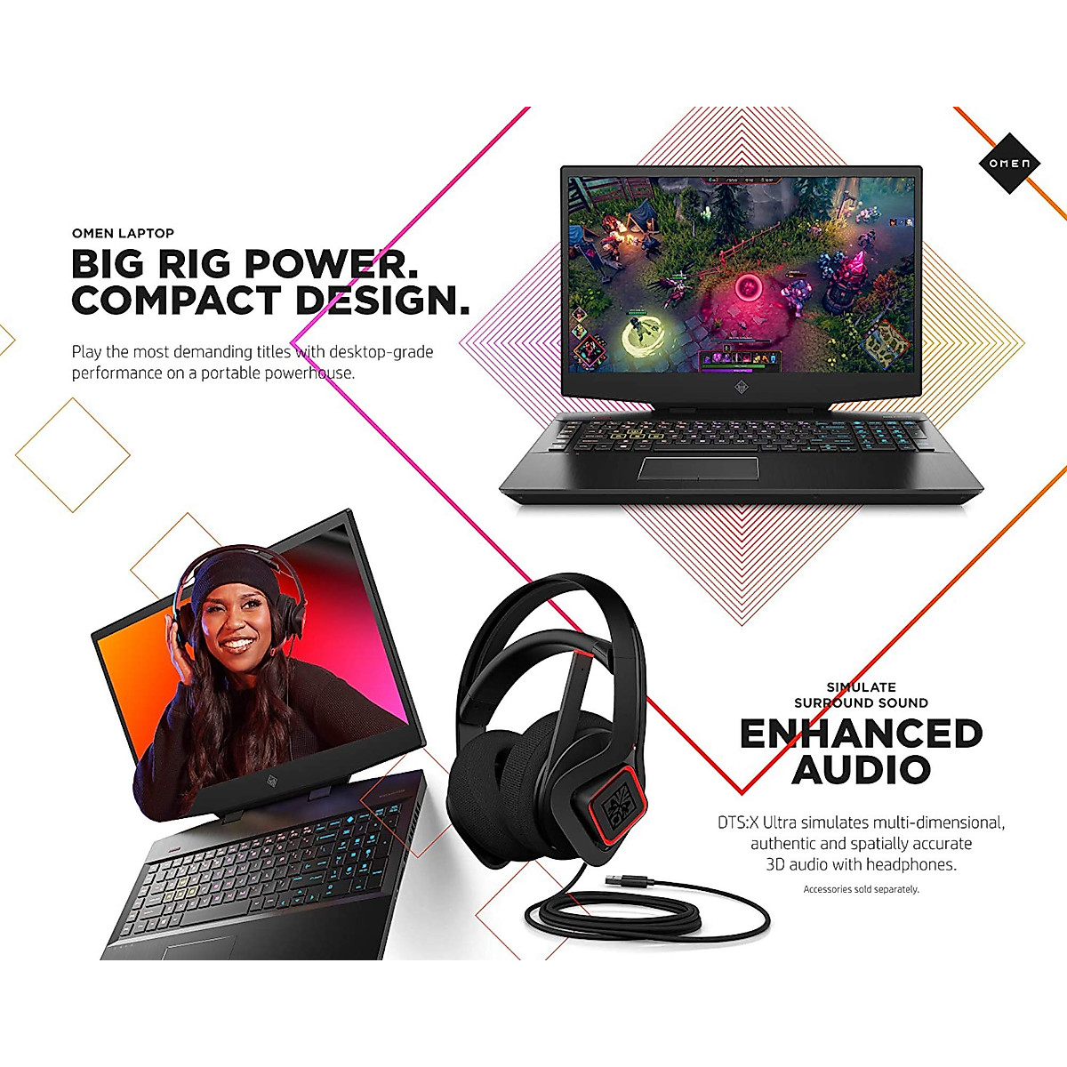 HP OMEN 17 Premium Gaming Laptop PC, 17.3 FHD 144Hz IPS Display, Intel Core i7-10750H, RTX 2070 8GB, 32GB DDR4 RAM, 1TB SSD + 1TB HDD, Webcam, RGB Backlit Keyboard, WiFi 6, Win 10 Home, Black