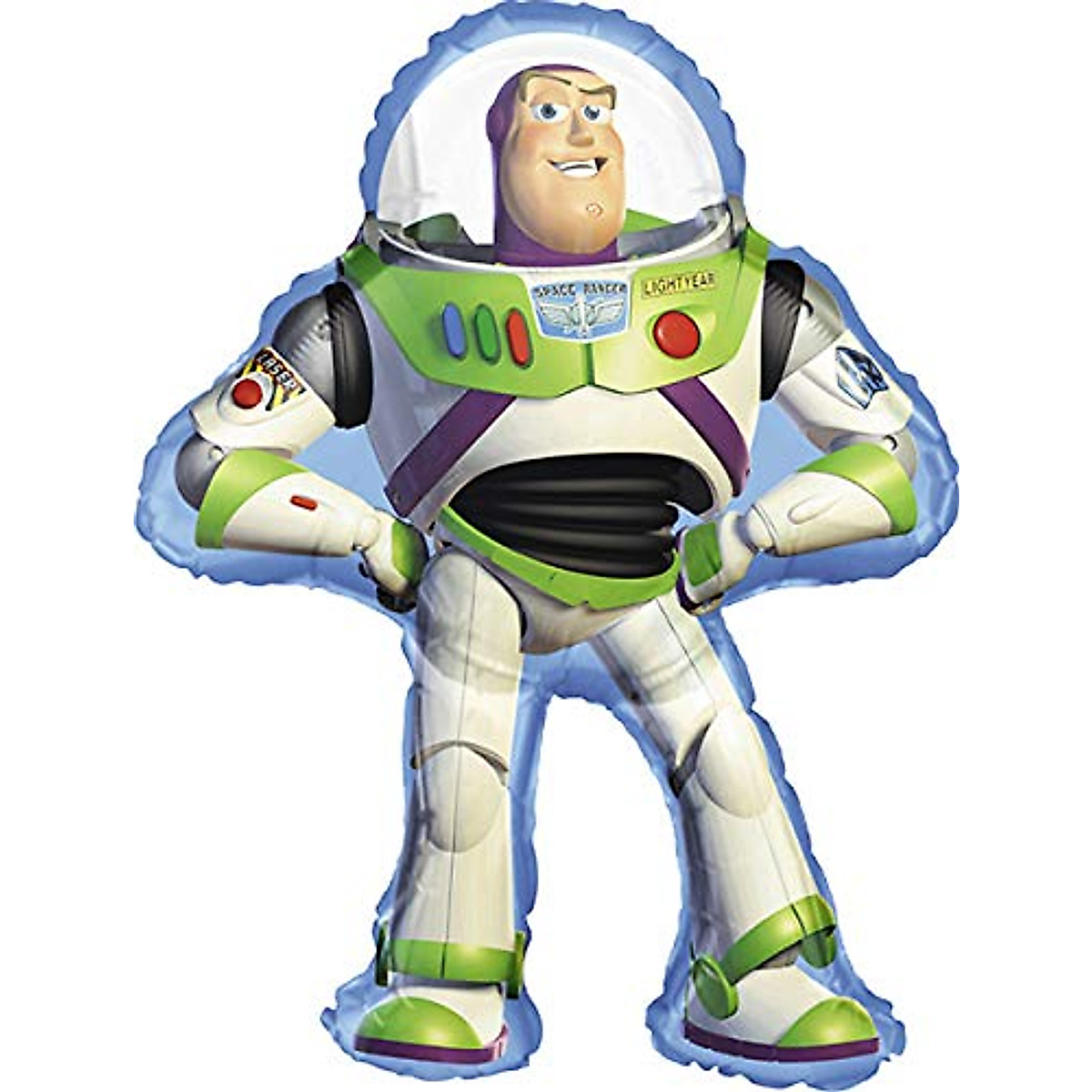 LOONBALLOON 35 Inch Buzz Lightyear Balloon   Cartoons Movie Character Balloons for Kids Birthday and Theme Parties