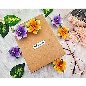 JAKAPAN Lily Petals Shape Flower Floating Candles Home Décor Wedding Receptions Baby Showers Birthday Party Supplies and Wedding Favor (Lily)