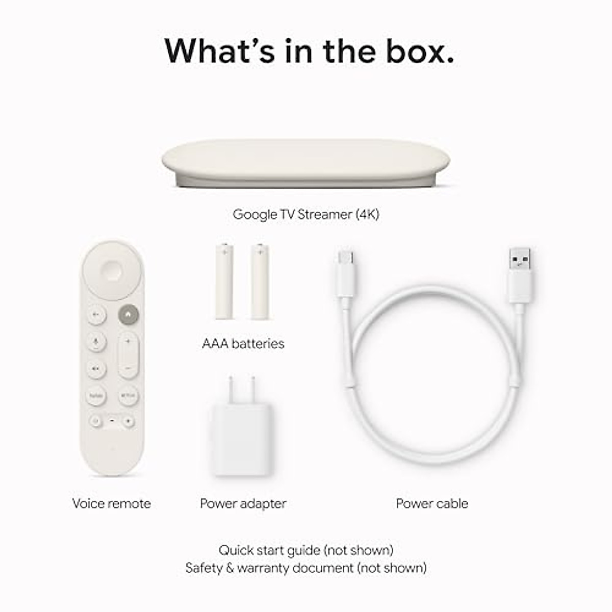 Google TV Streamer 4K - Fast Streaming Entertainment on Your TV with Voice Search Remote - Watch Movies, Shows, Live TV, and Netflix in 4K HDR - Smart Home Control - 32 GB of Storage - Porcelain