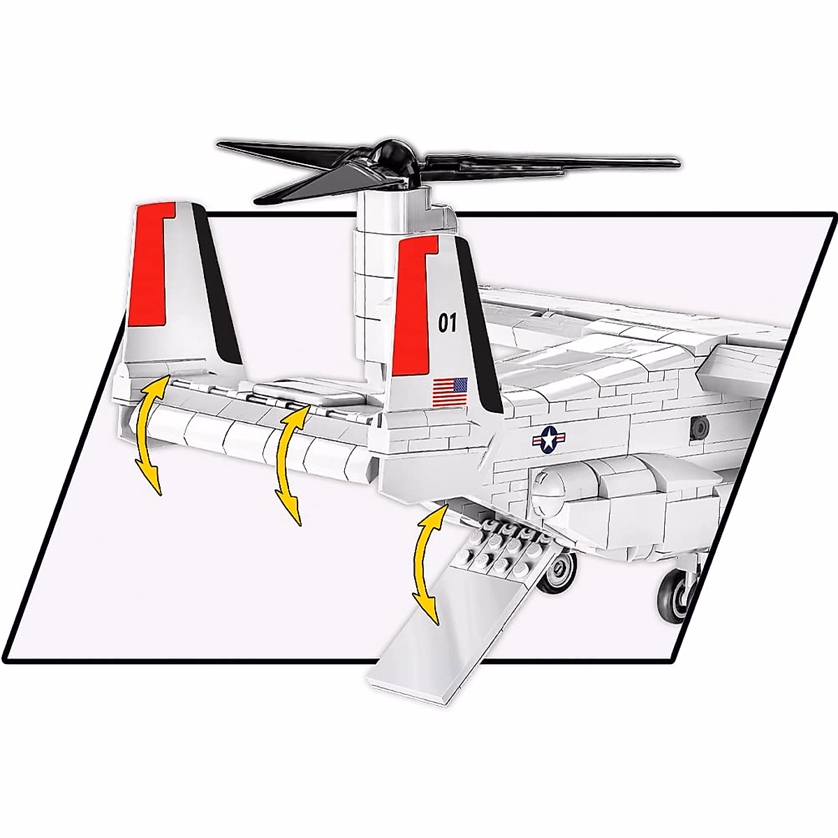 COBI Armed Forces Bell Boeing V-22 Osprey, First Flight Edition