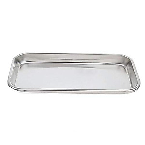Grey990 Rectangle Shape Dental Equipment Stainless Steel Plate Dish Holder Plate