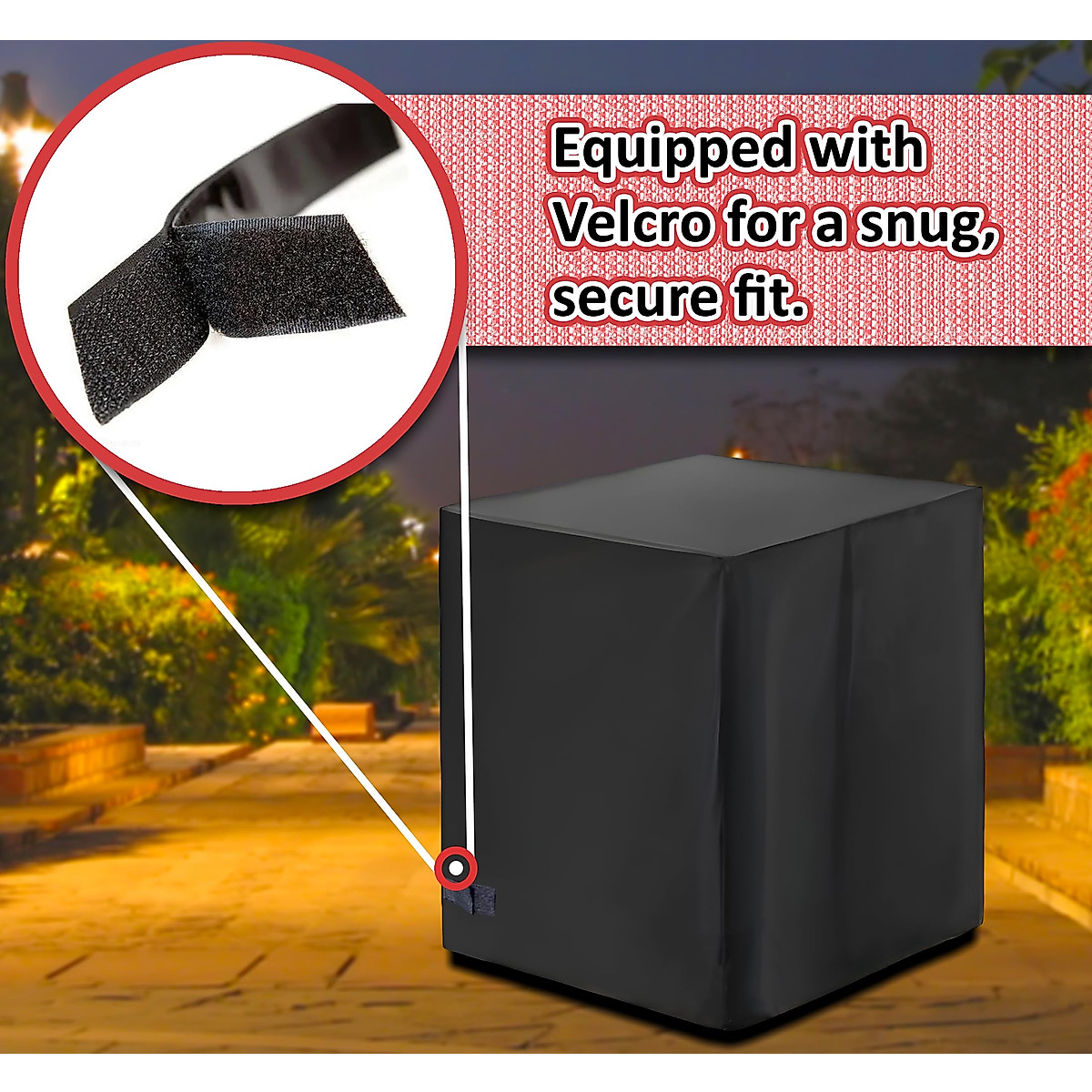 Outdoor Bazaar 17 Inch Square Cover for Tank Hideaway Tables from Bond Manufacturing Model 67635, Endless Summer ZAZ1801M, Cosiest Wicker Tank Table and Others