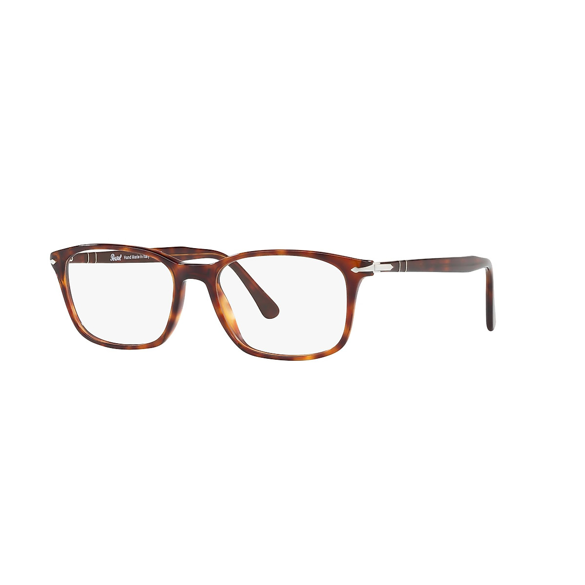 Persol PO3189V Rectangular Prescription Eyewear Frames, Havana/Demo Lens, 53 mm
