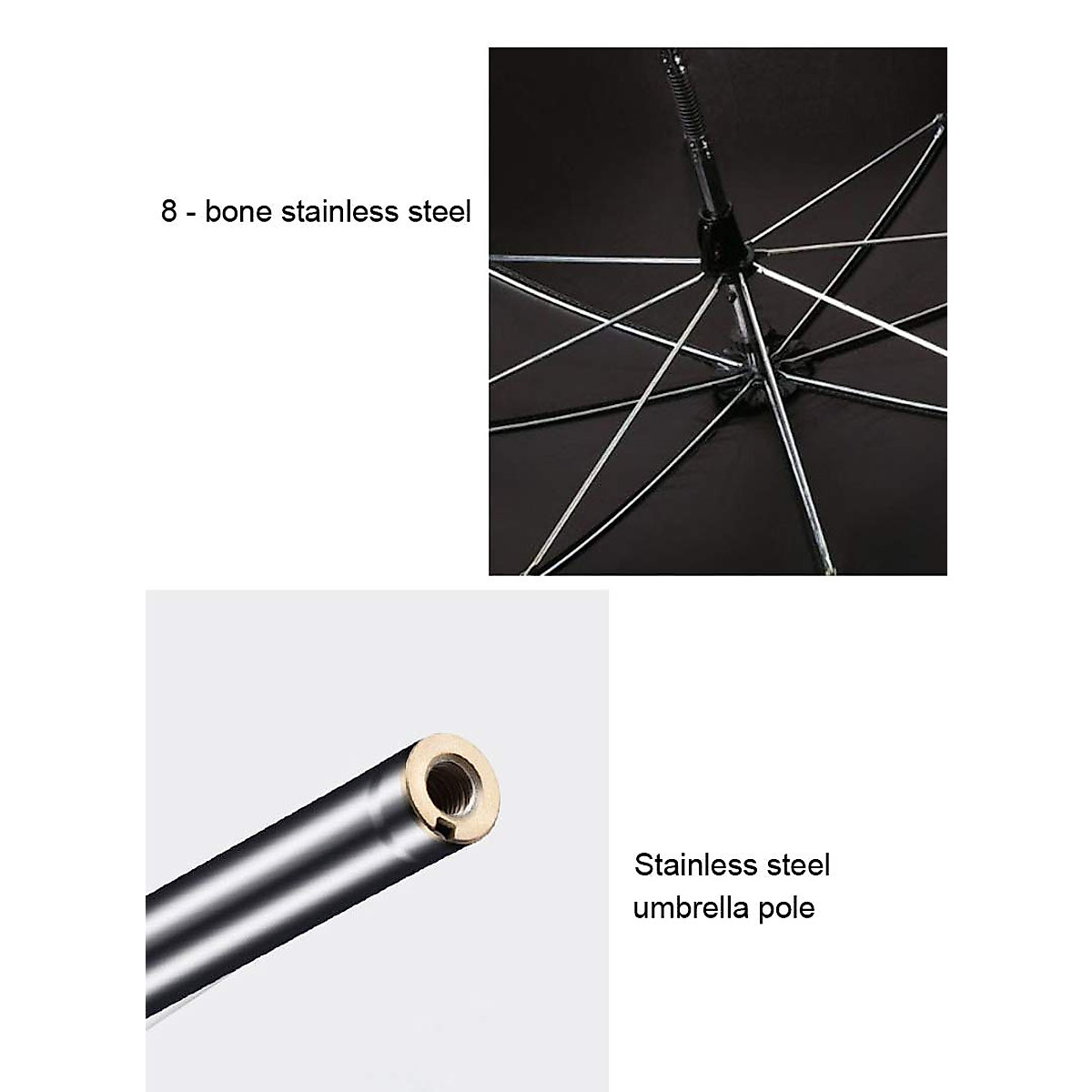 Baby Strollers Umbrella with Adjustable Clamp,Children Buggy Sun-Proof Parasol with Clip On UPF 50+ Great for Pushchair Pram (Blue)