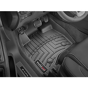 WeatherTech Custom Fit FloorLiners for Ford Explorer - 1st Row (449811), Black