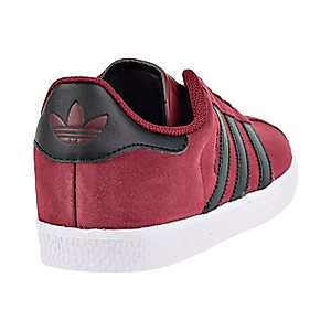 adidas Gazelle Big Kids Shoes Collegiate Burgundy/Core Black db2864 (5.5)