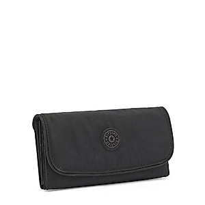 Kipling Donna Purse Wallets, Black Noir, 3x18.5x10 cm (LxWxH)