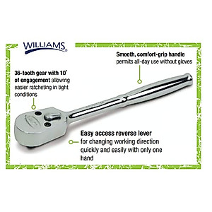 Williams M-52EHA Enclosed Head Ratchet 1/4-Inch