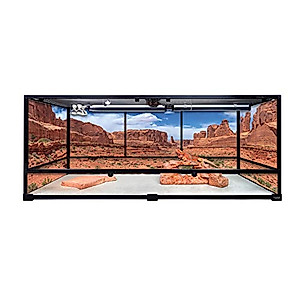 Carolina Custom Cages Terrarium, Tall Extra-Extra-Long Deep 60Lx24Wx24H; Easy Assembly