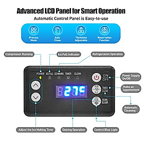 Commercial Ice Maker White